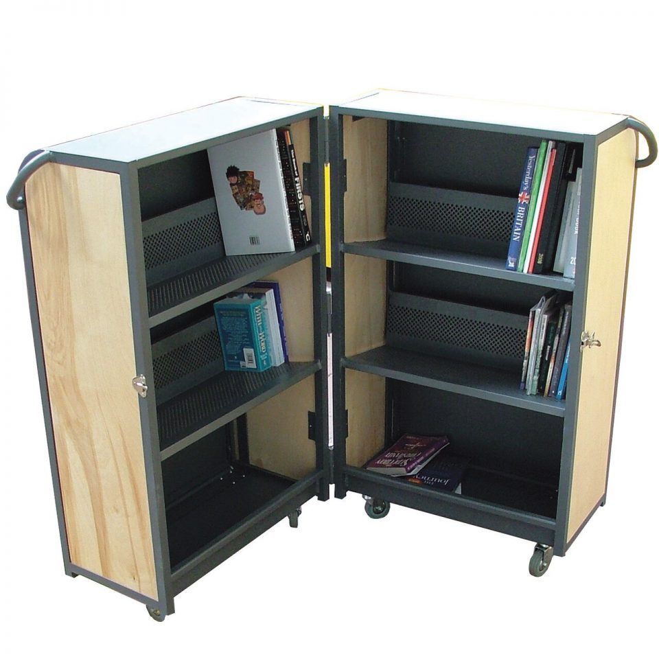 Lock In Book Trolley (LOKB1) - Norseman Direct Ltd