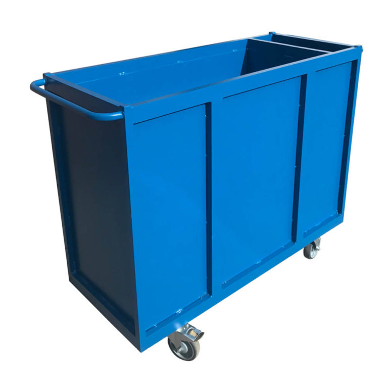 Bespoke Spring Loaded Box Trolleys - Norseman Direct Ltd