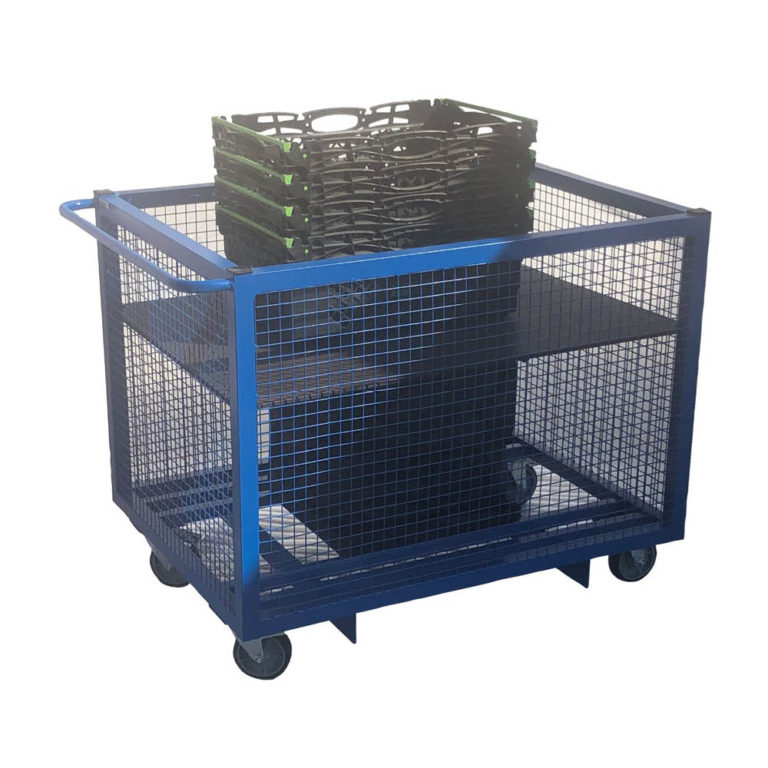 Bespoke Spring Loaded Box Trolleys - Norseman Direct Ltd