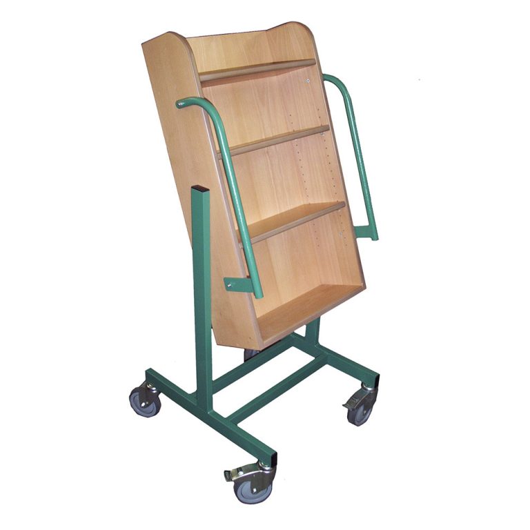 Single Sided Library Book Trolley (ER2) - Norseman Direct Ltd